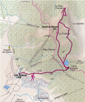 Randonnée au Col de la Lézette au Plan Chardon (Savoie)