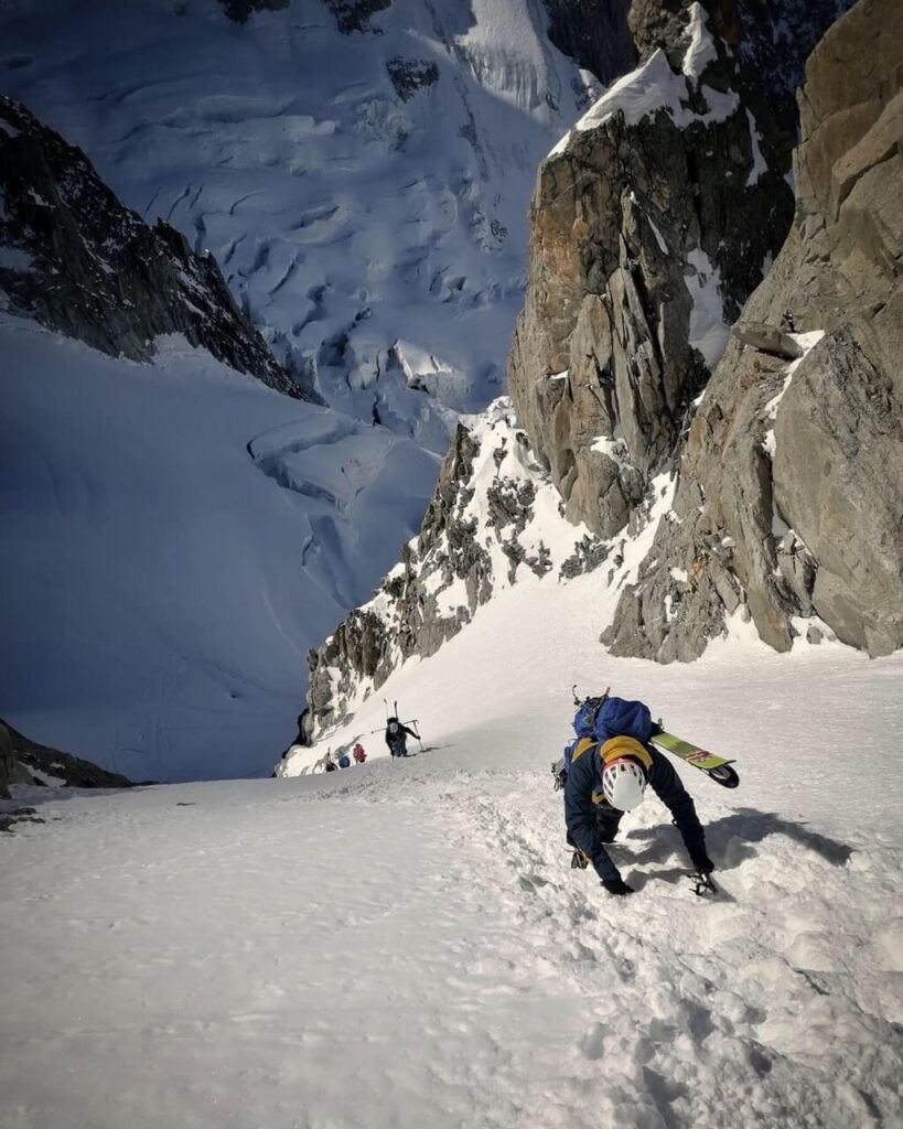 Descente en ski de la Vallée Blanche - Vivre en Haute-Savoie
