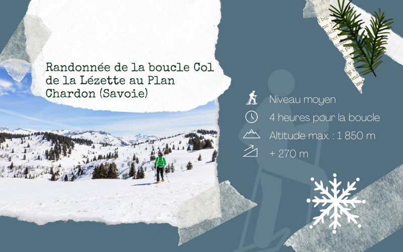 Randonnée au Col de la Lézette au Plan Chardon (Savoie)