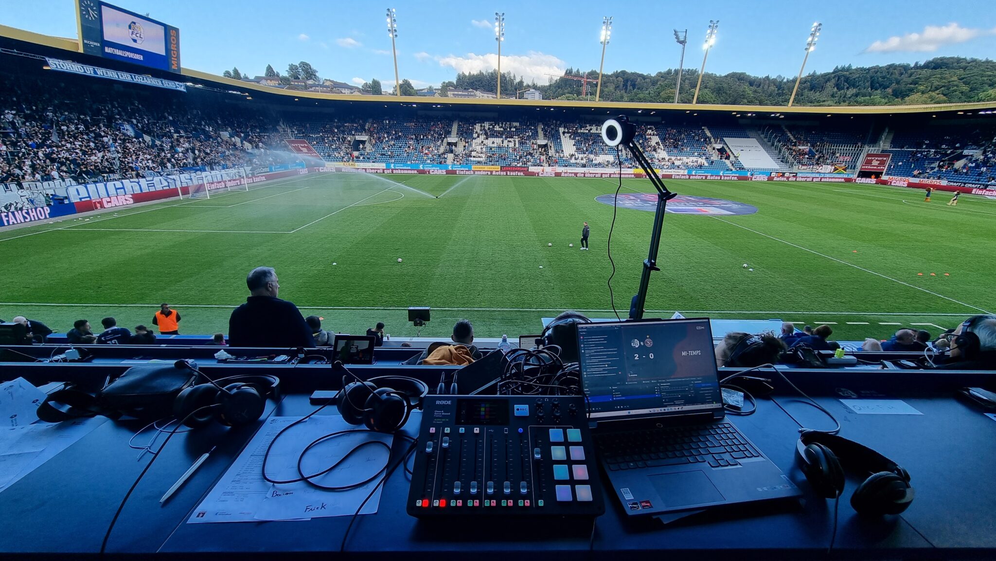 Commentateur sportif de football en Suisse