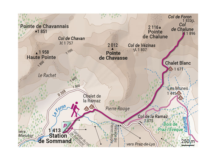 Randonnée au Chalet Blanc et au col de Chalune