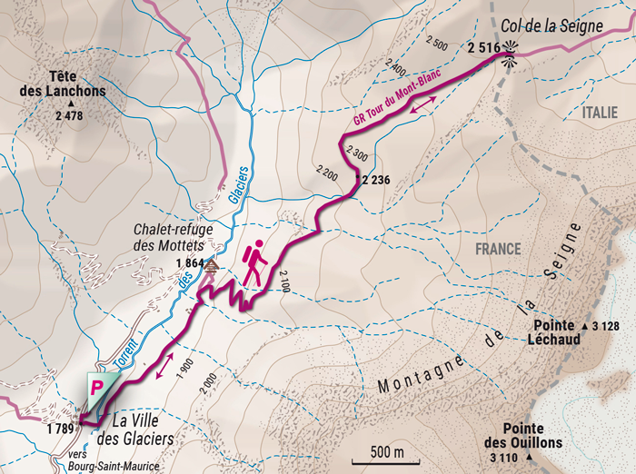 Randonnée au col de la Seigne